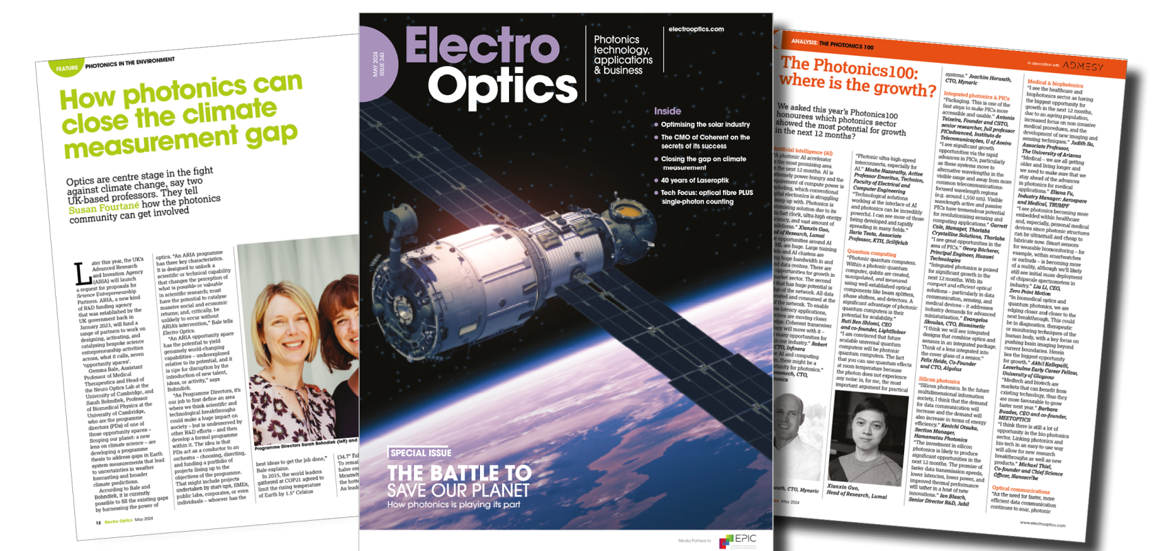 Introducing the May issue of Electro Optics | Electro Optics